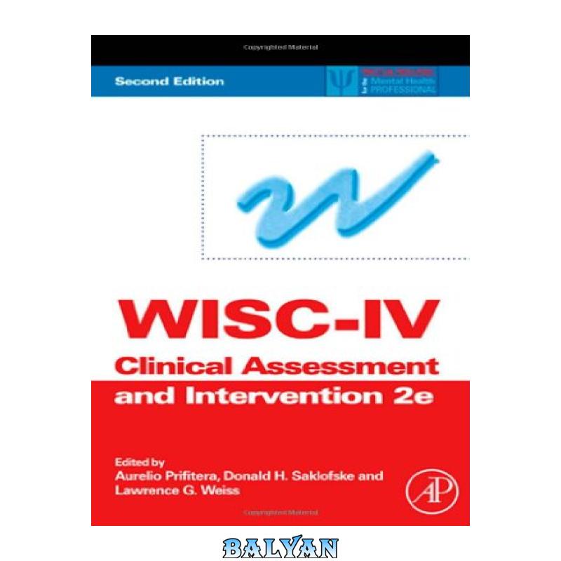 دانلود کتاب WISC-IV Clinical Assessment and Intervention - بلیان
